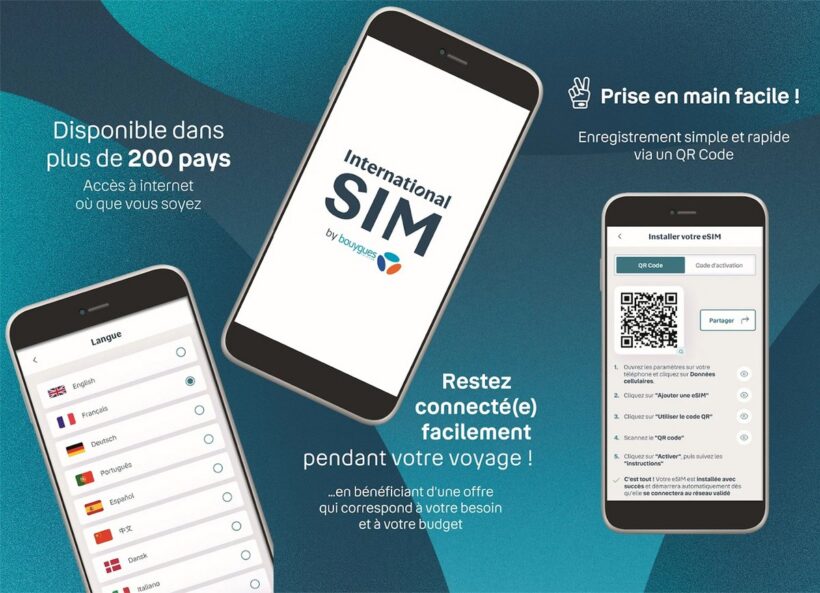 Voyagez sans limite avec International SIM, le forfait pour l’étranger